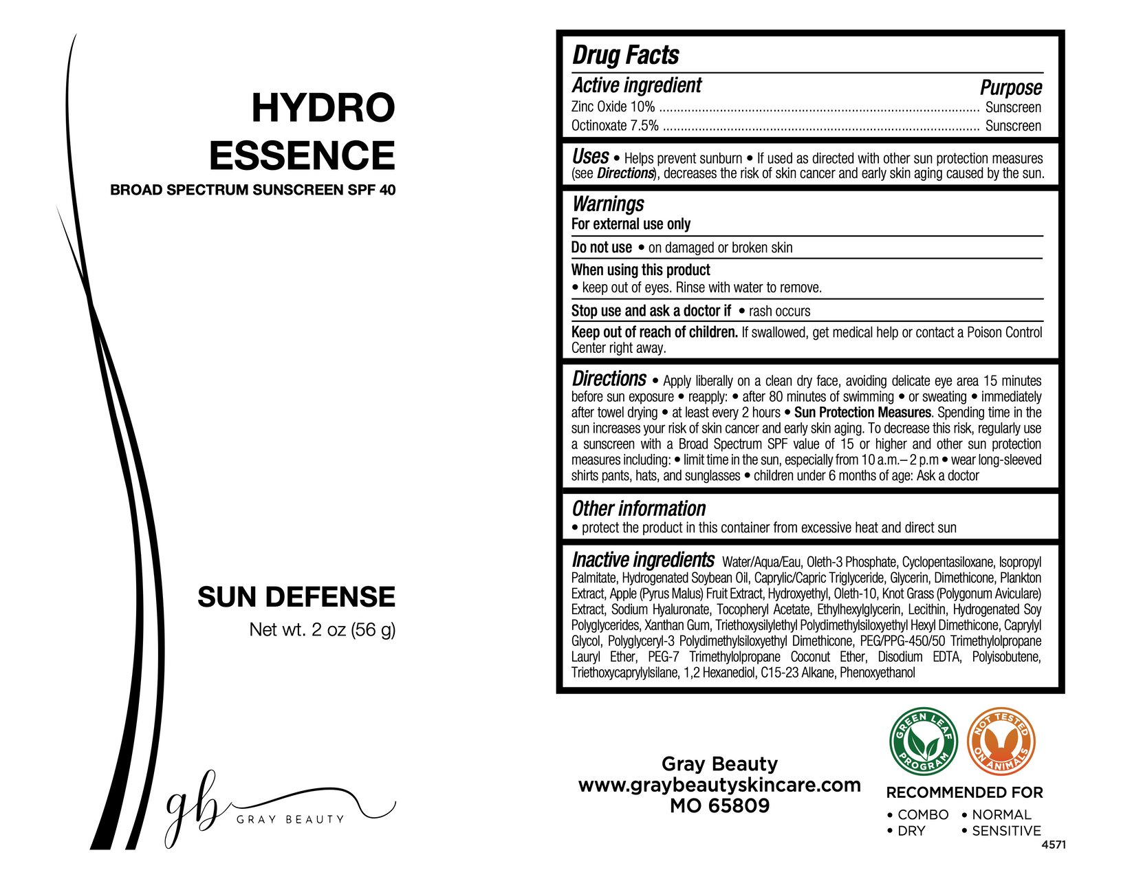 Hydro Essence – Gray Beauty